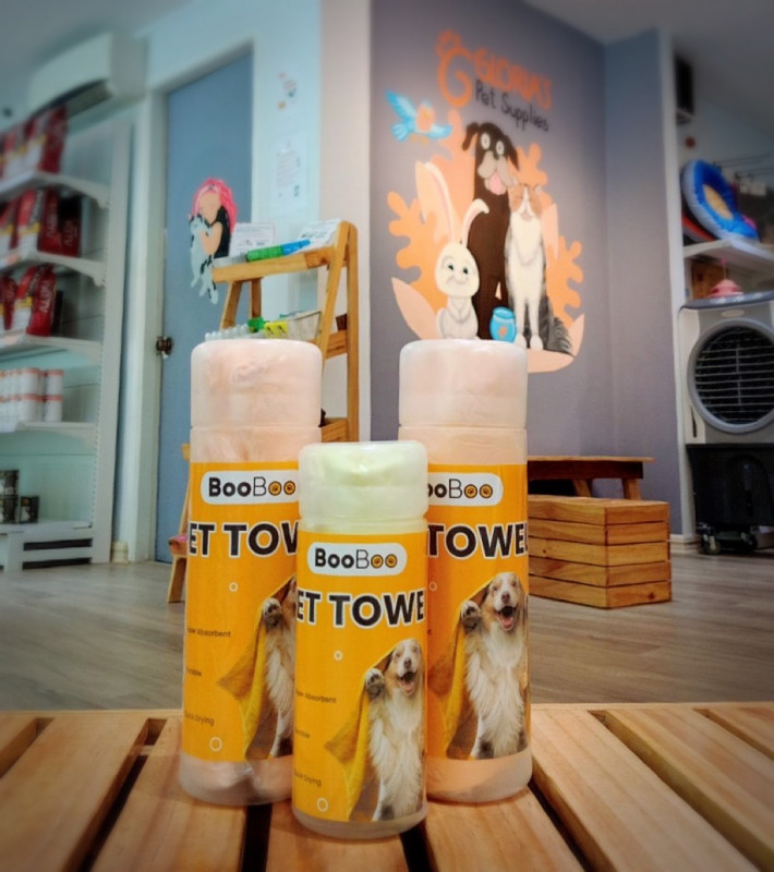 Boo Boo- Bath Towel (S) - Products - Gloria's Pet Supplies