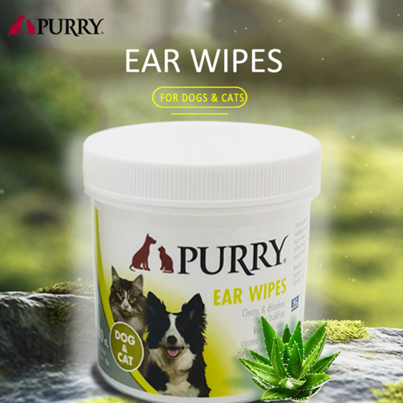 Purry Ear Wipes - Products - Gloria's Pet Supplies